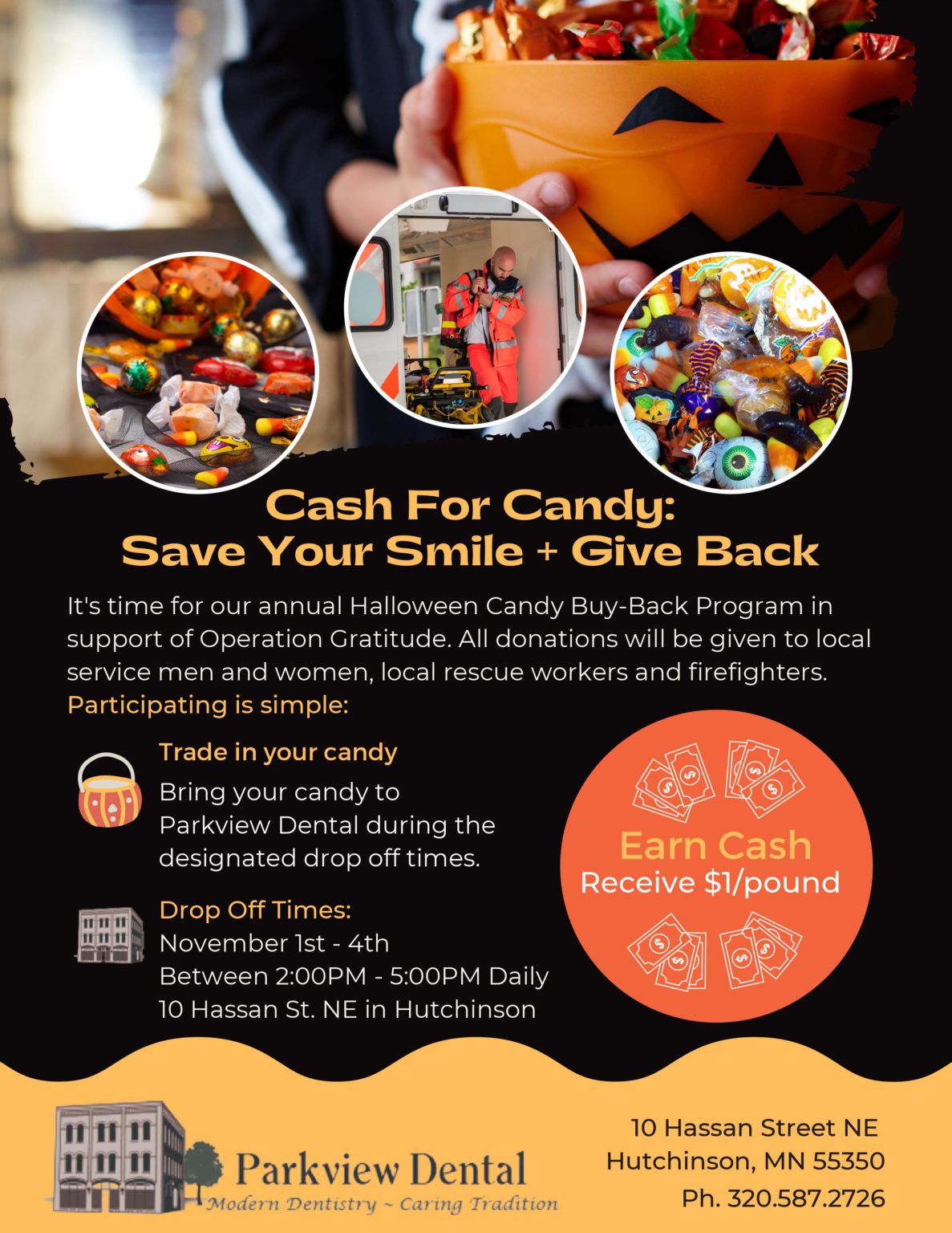 Halloween Candy Buy Back 2021 - Parkview Dental